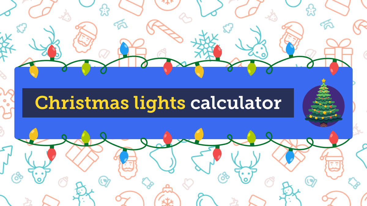 MSE Christmas lights calculator
